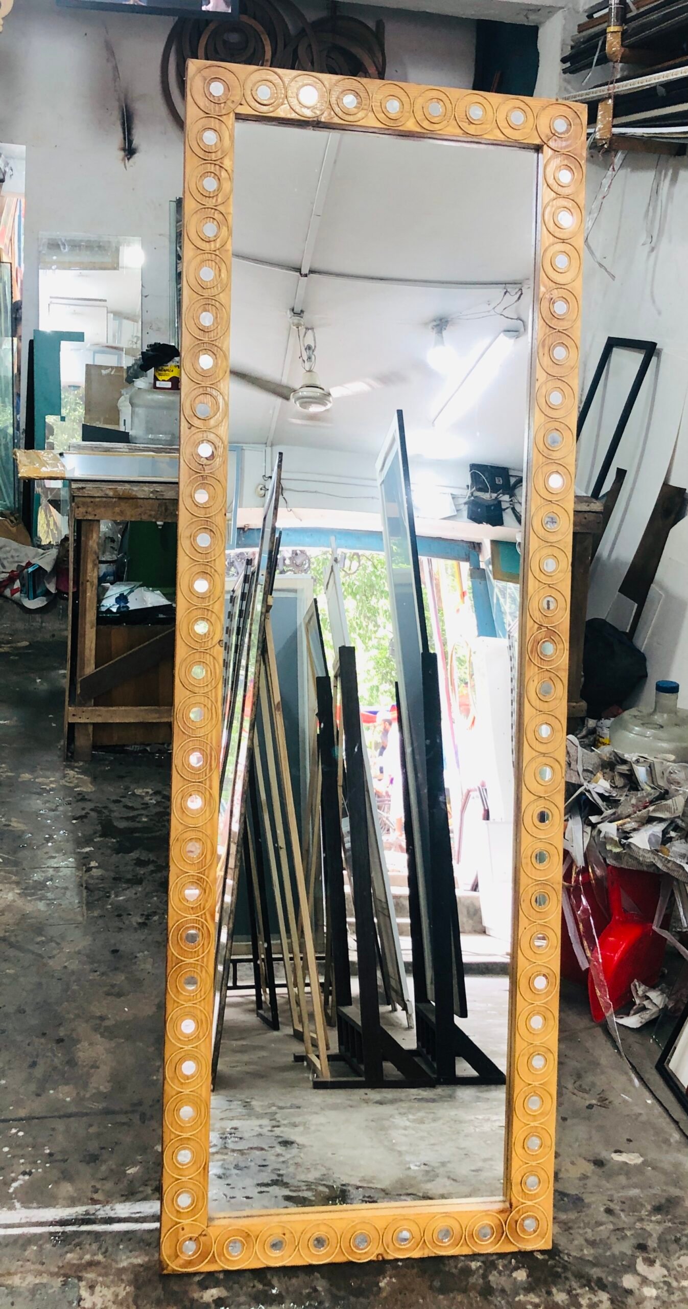 Wood Frame Nasir Glass - ConstructionMart