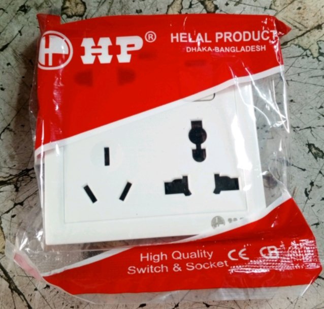 HP Wall 6 pin All-rounder Socket with Switch - ConstructionMart