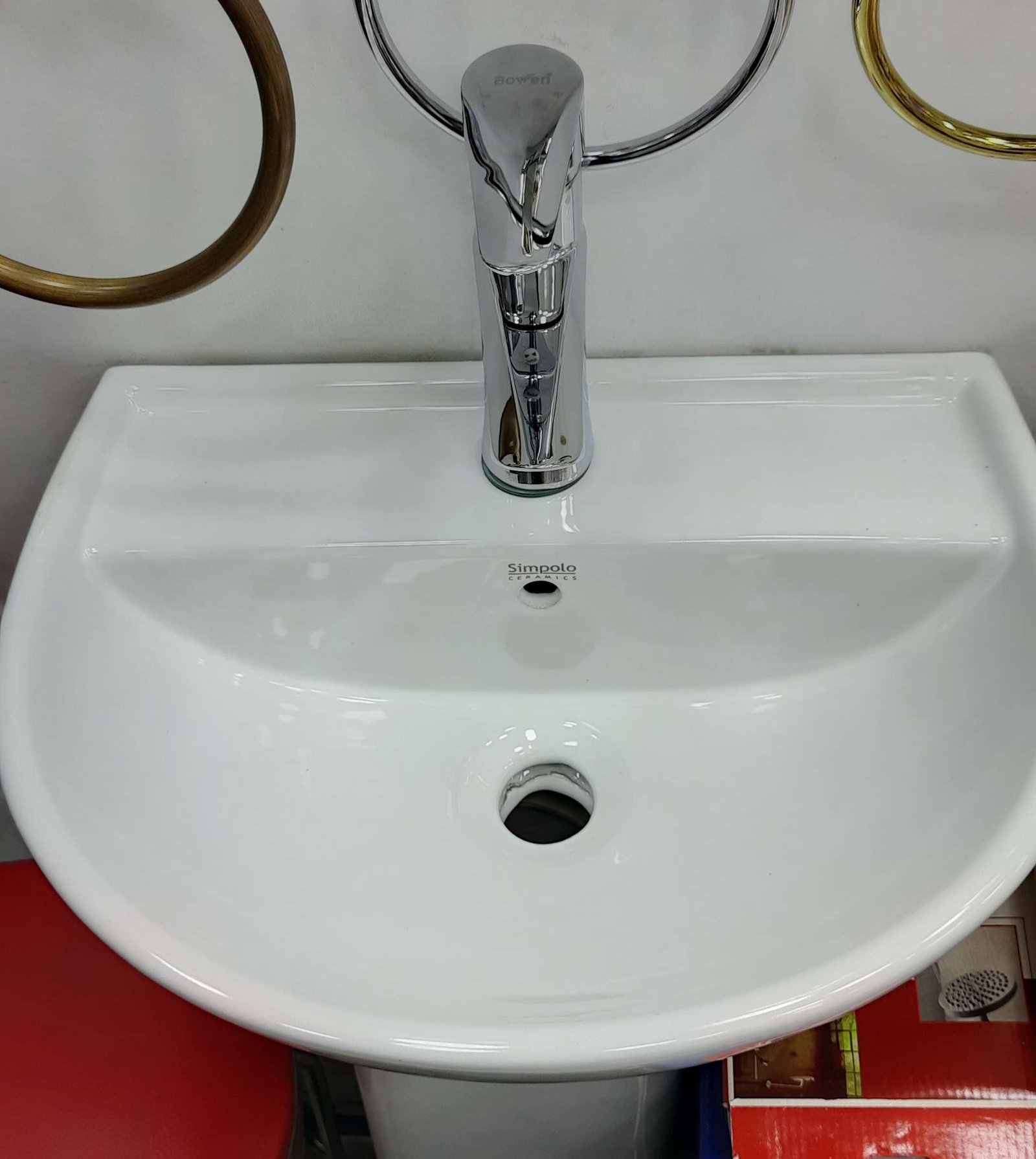 Simpolo Ceramics Basin - ConstructionMart