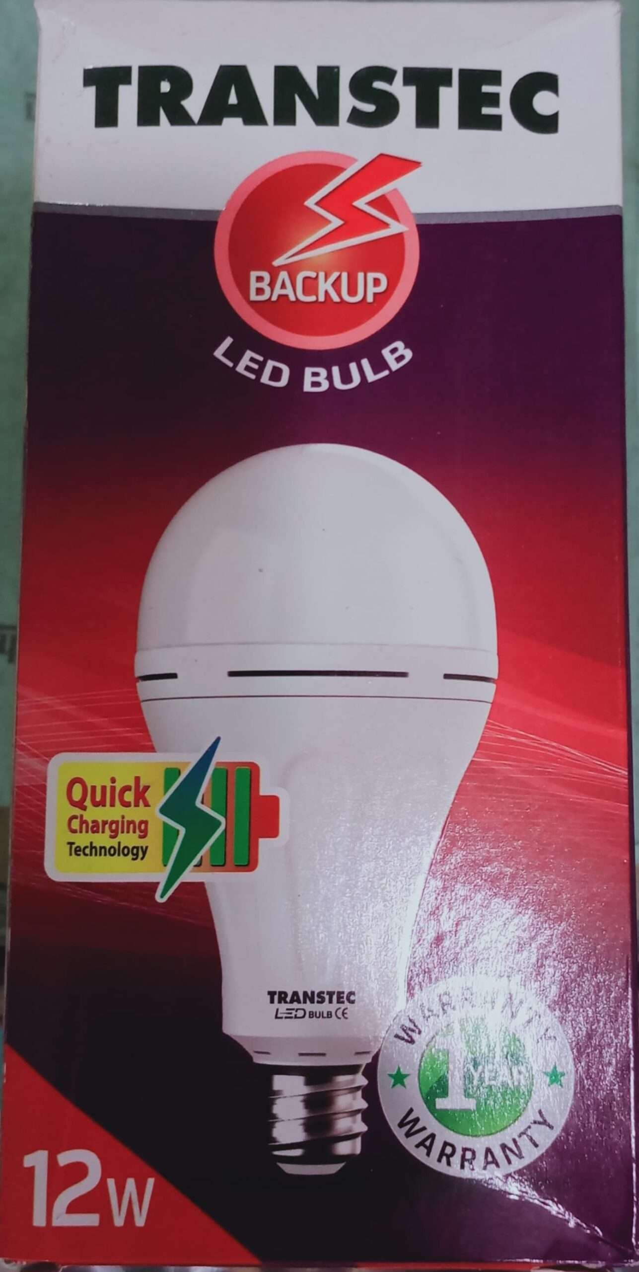 Transtec Backup LED Bulb - ConstructionMart