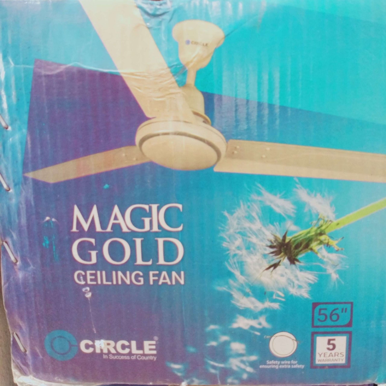 MAGIC GOLD CEILING FAN 56" - ConstructionMart