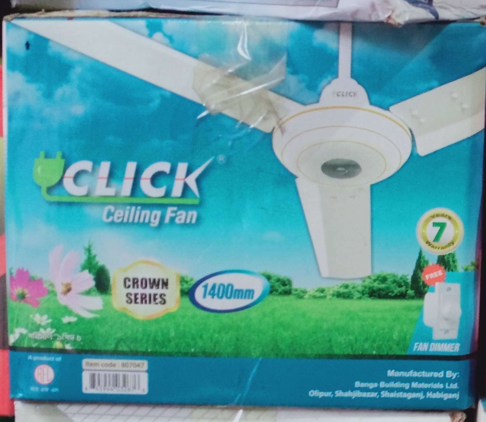CLICK CROWN SERIES CEILING FAN - ConstructionMart