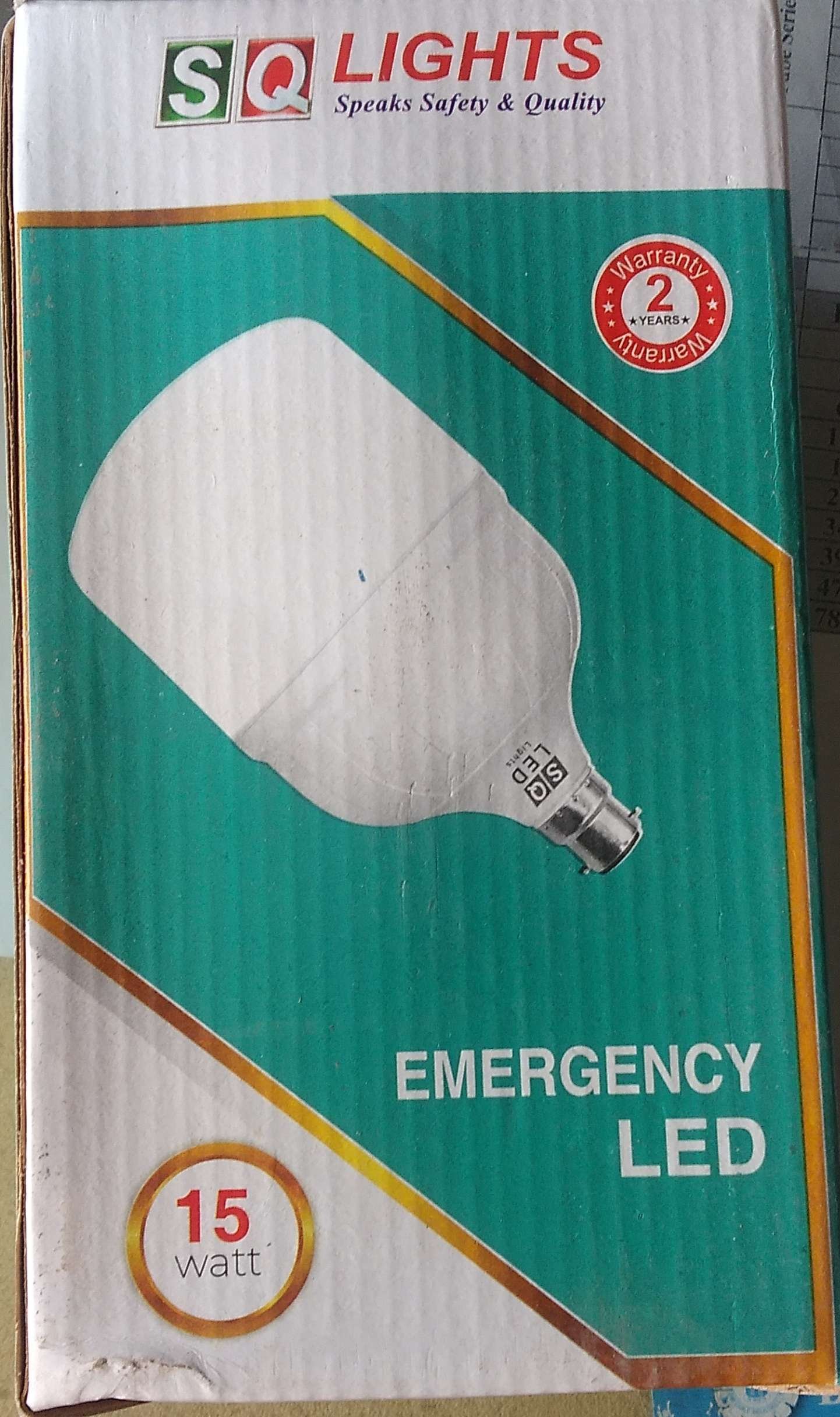 SQ Lights Emergency LED - ConstructionMart