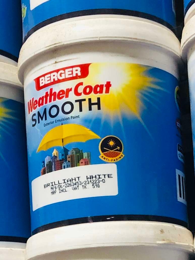 Berger Weather Coat Smooth Paint - ConstructionMart