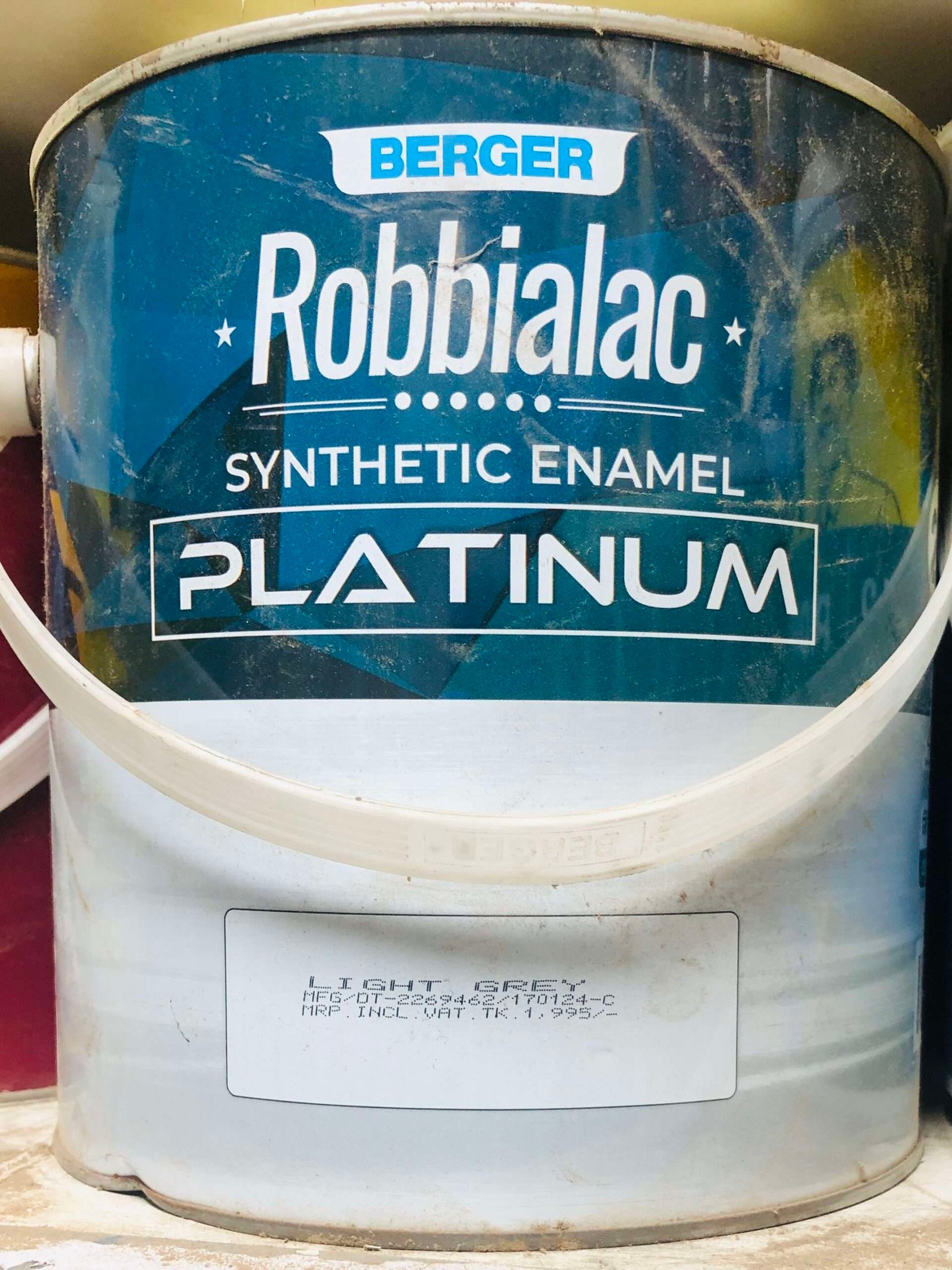 Berger Robbialac Enamel Platinum Paint - ConstructionMart