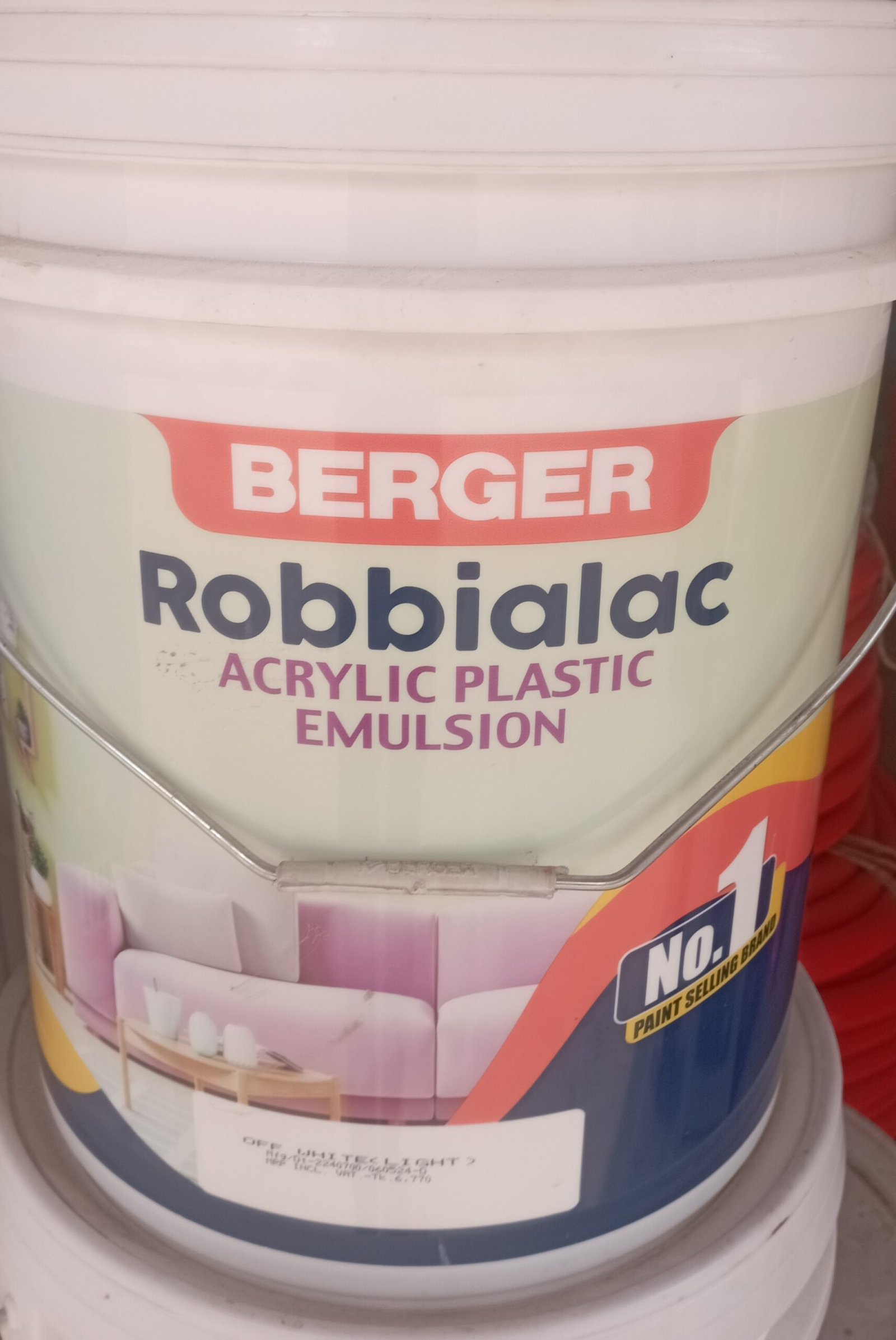 Berger Robbialac Acrylic Plastic Emulision - ConstructionMart