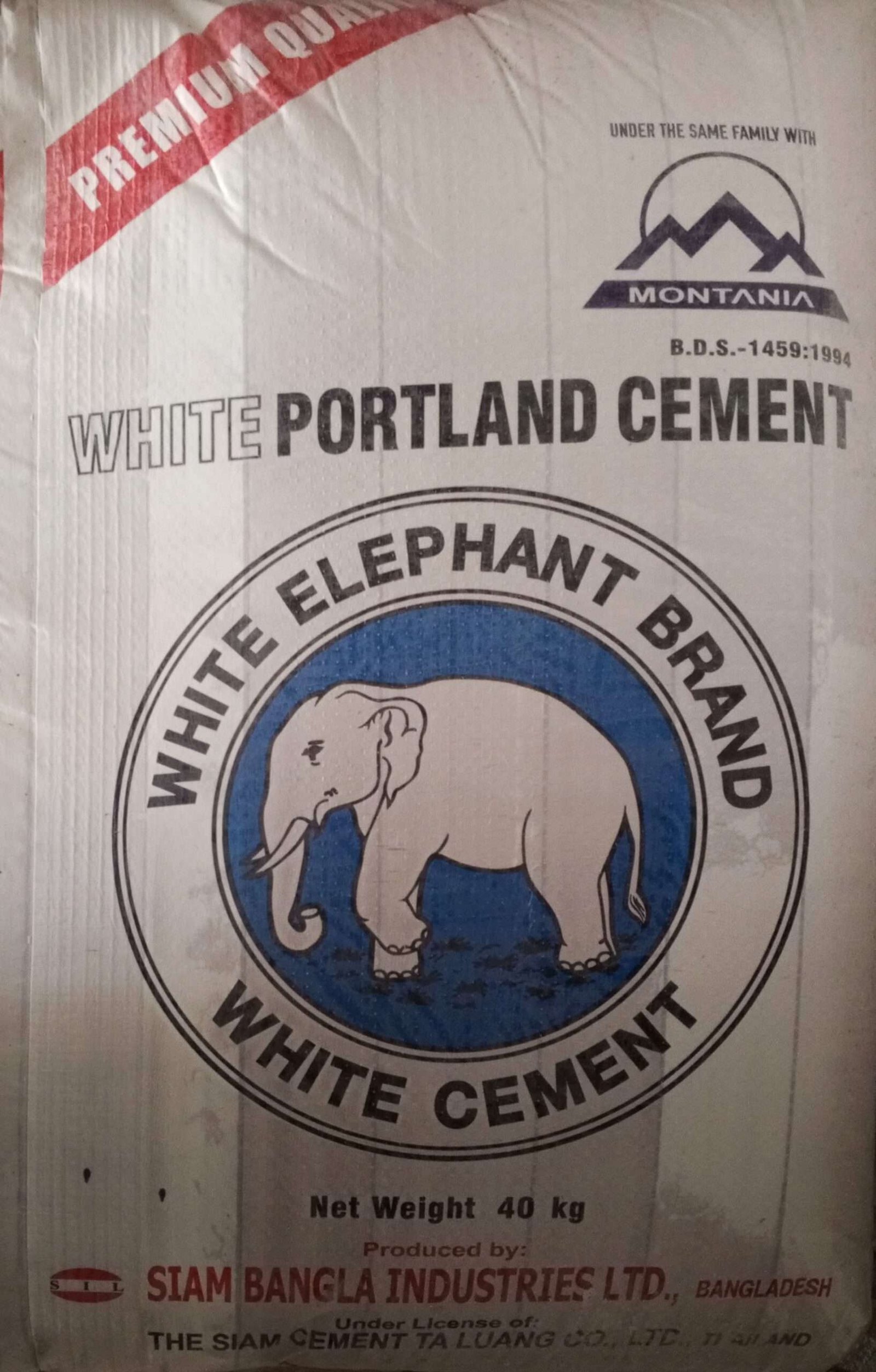WHITE ELEPHANT CEMENT - ConstructionMart