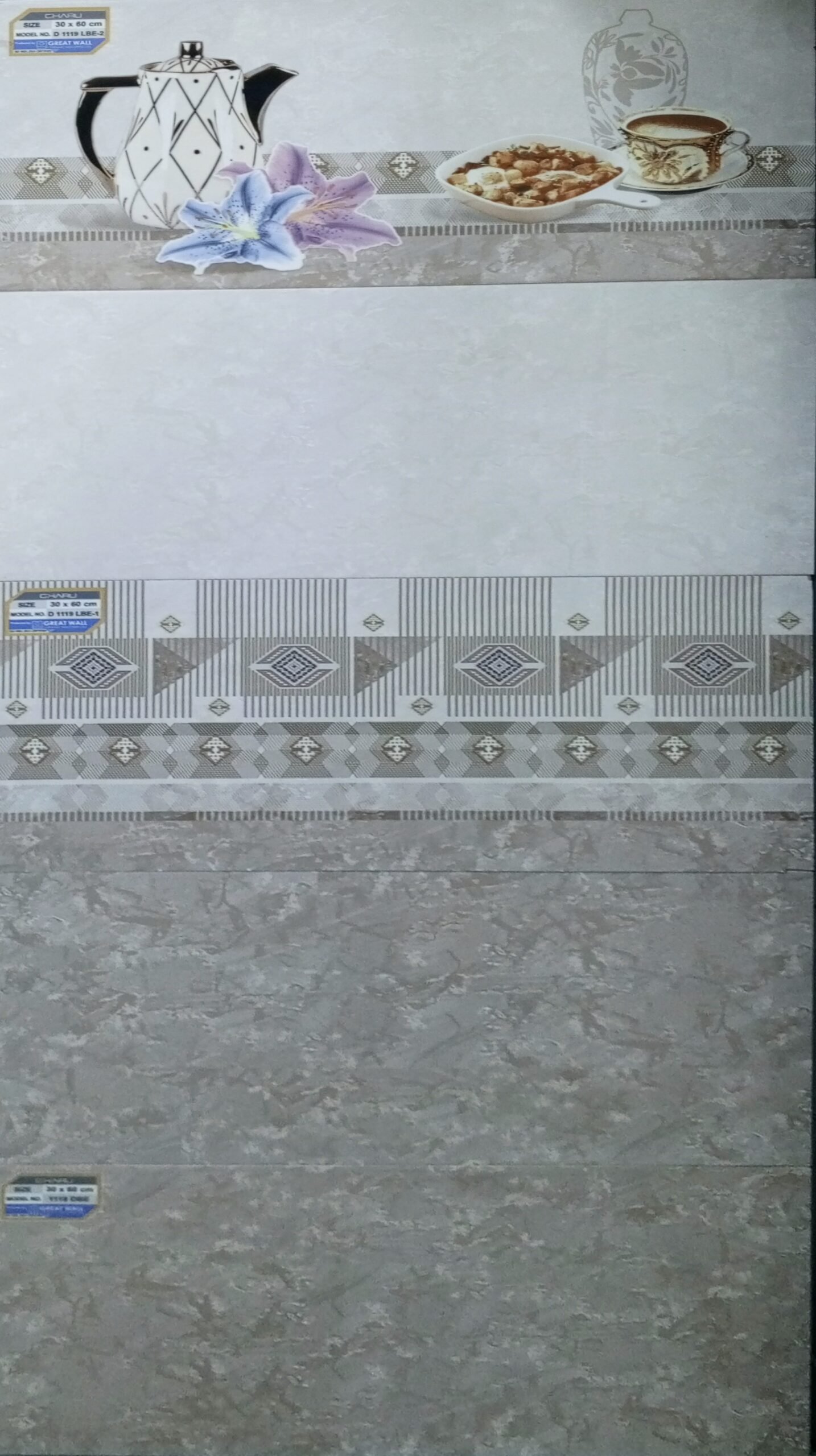 CHARU GREAT WALL Tiles (D 1119 LBE-2, D 1119 LBE-1) - ConstructionMart