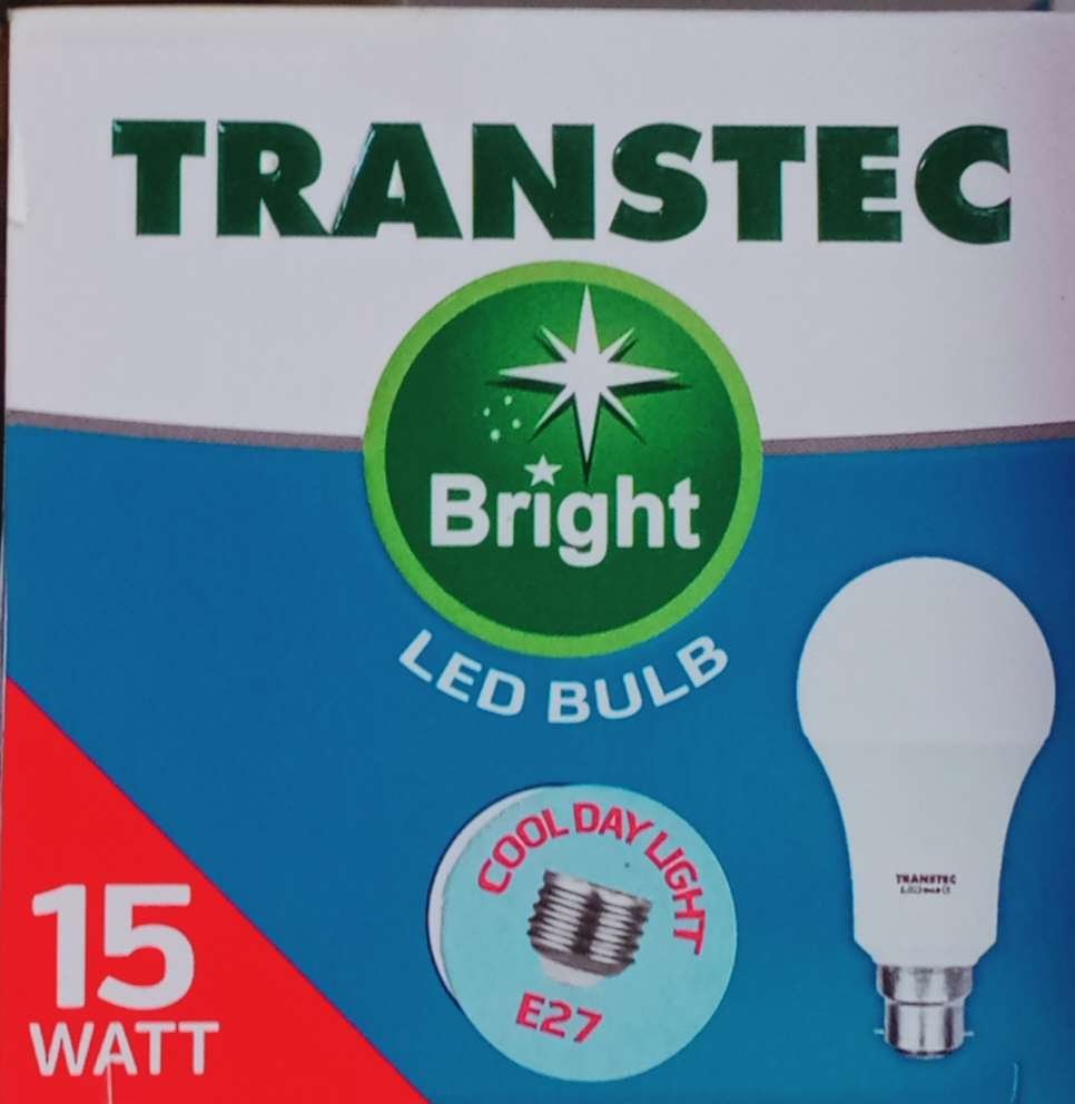 TRANSTEC BRIGHT 15W LED BULB - ConstructionMart