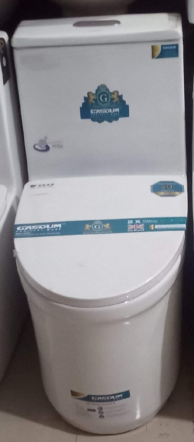 Gasdum One Pieces High Commode - ConstructionMart