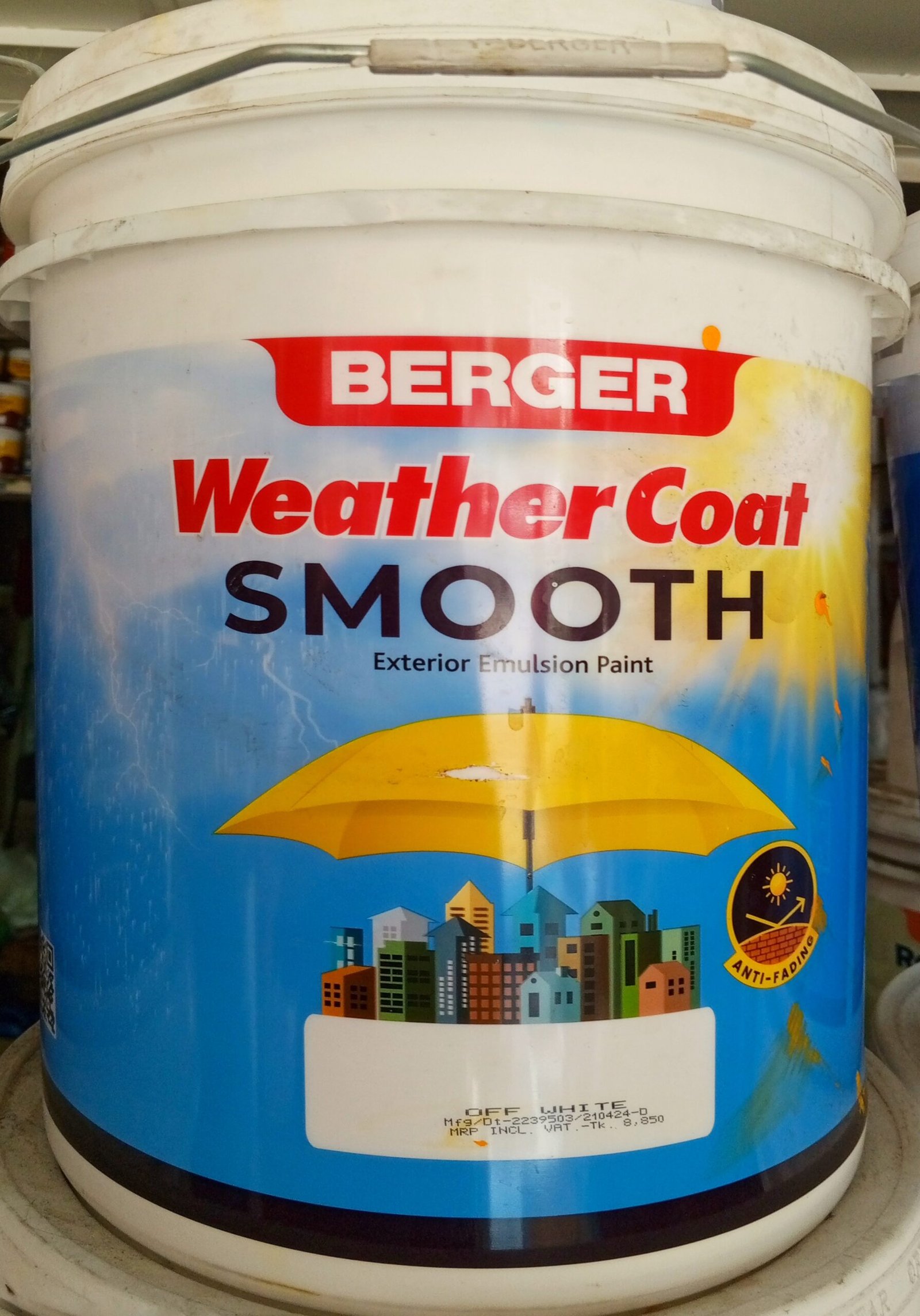 Berger Weather Coat Smooth Exterior Emulsion Paint - ConstructionMart