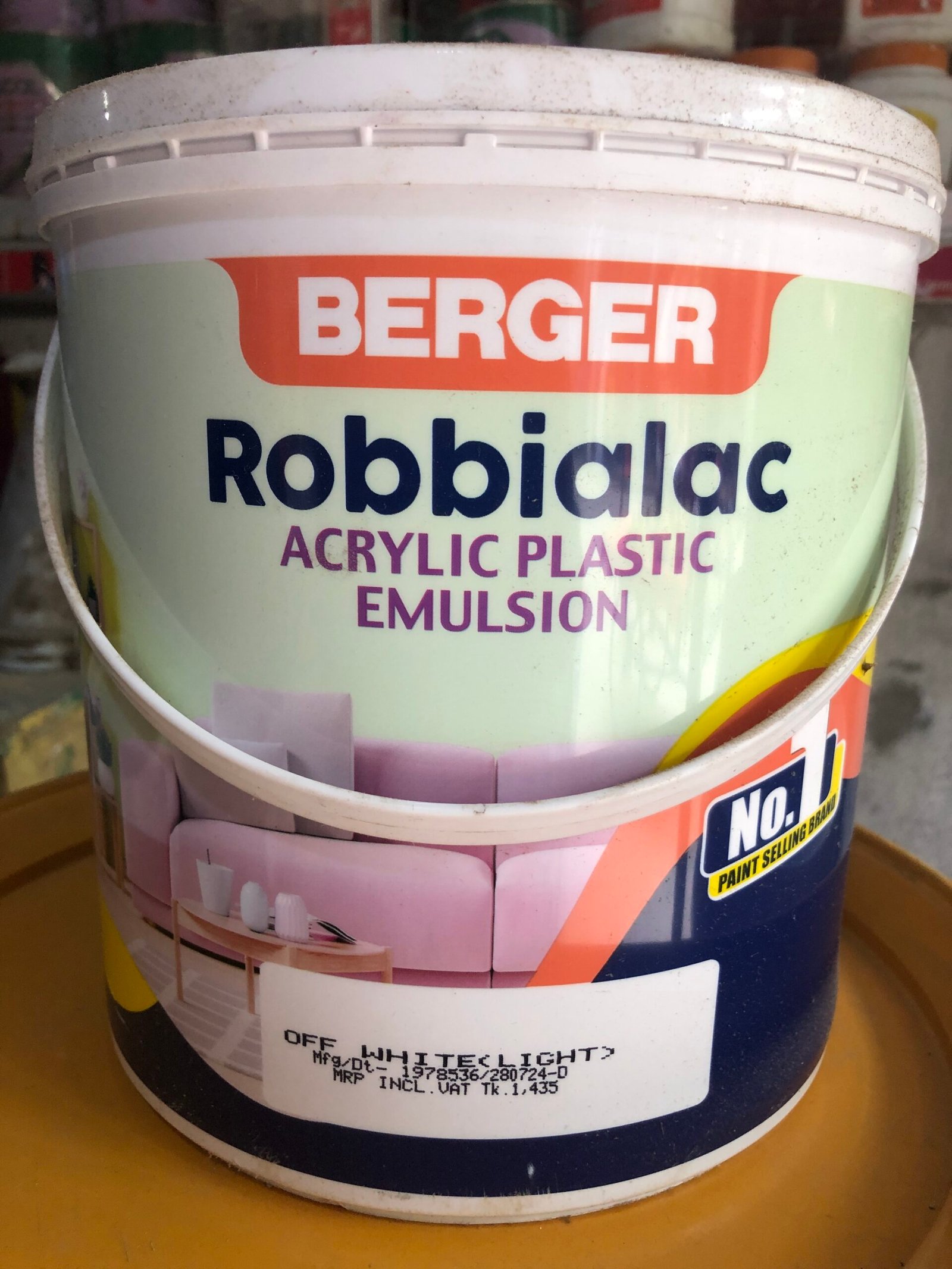 Berger Rabbialac Acrylic Plastic Emulsion Paint - ConstructionMart