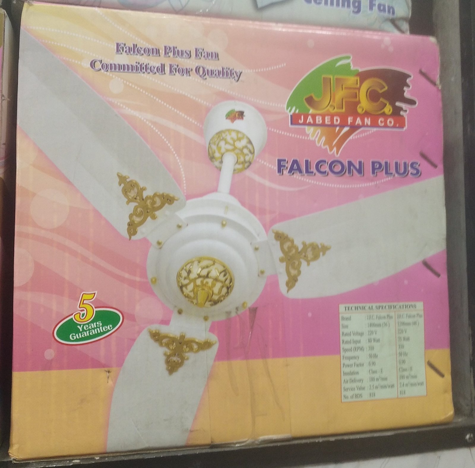 JFC Falcon Plus Ceiling Fan - ConstructionMart