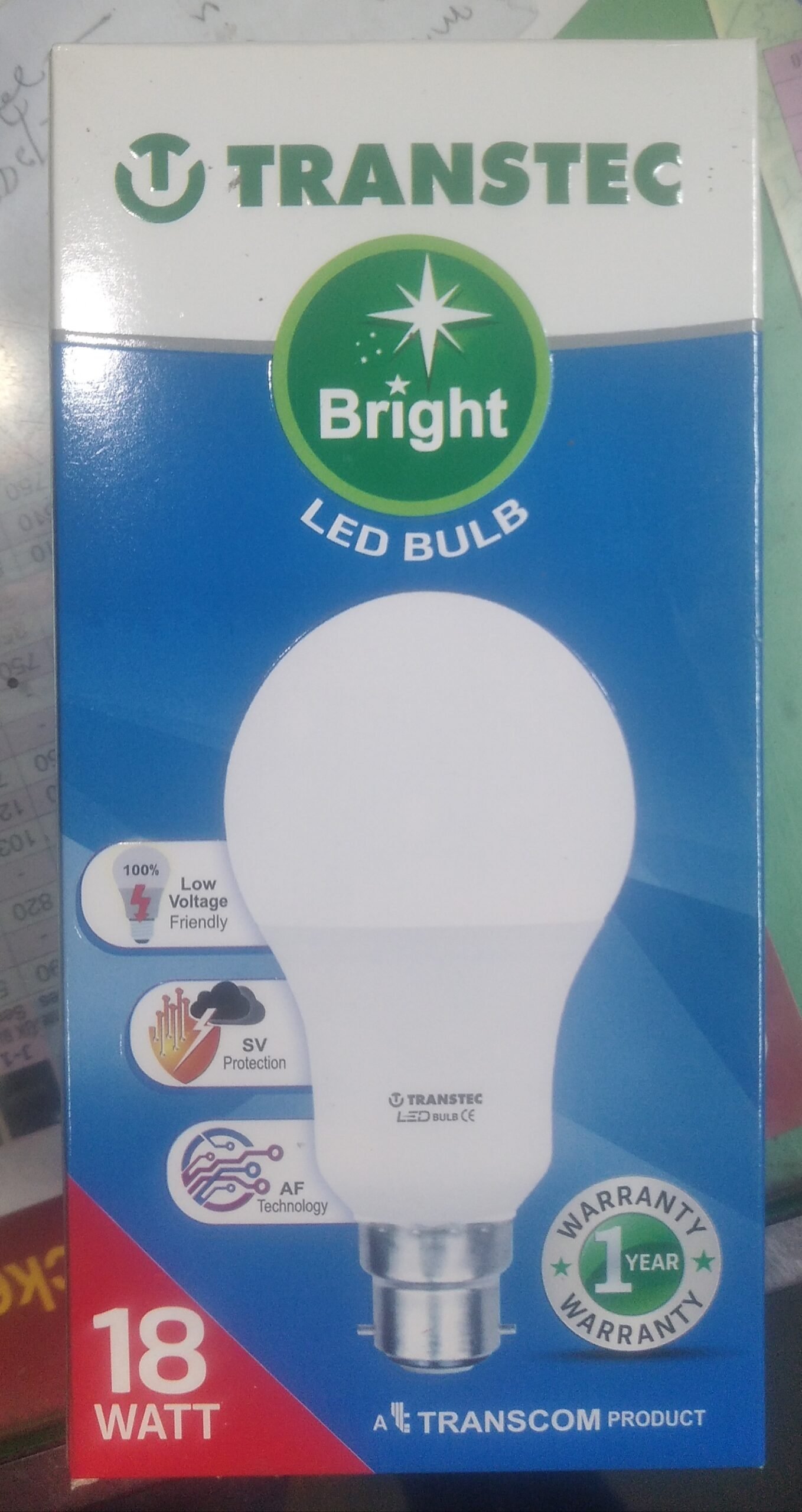 Transtec LED Bulb 20 W - ConstructionMart