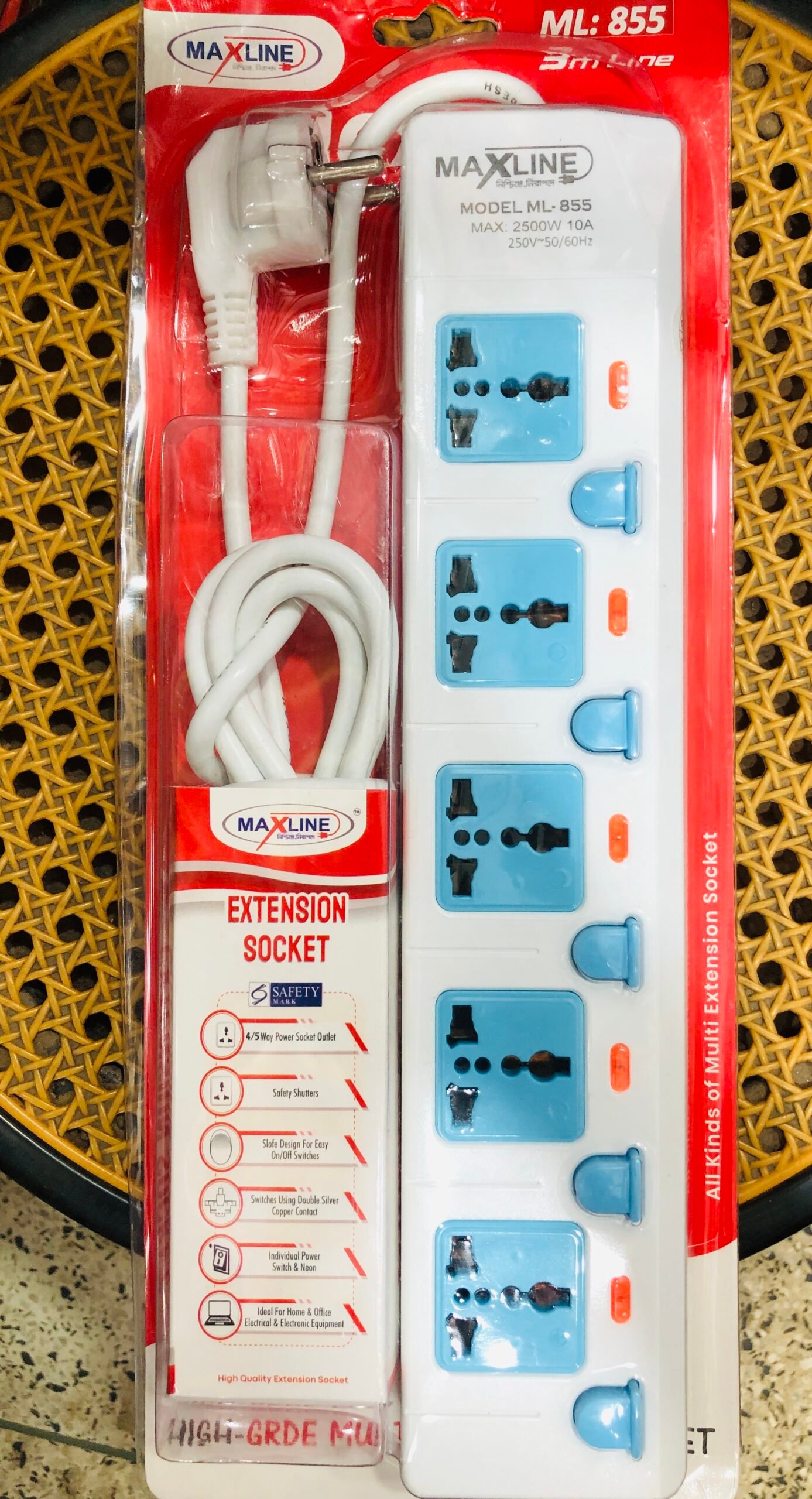 Max Line Extension Socket ml-855 - ConstructionMart