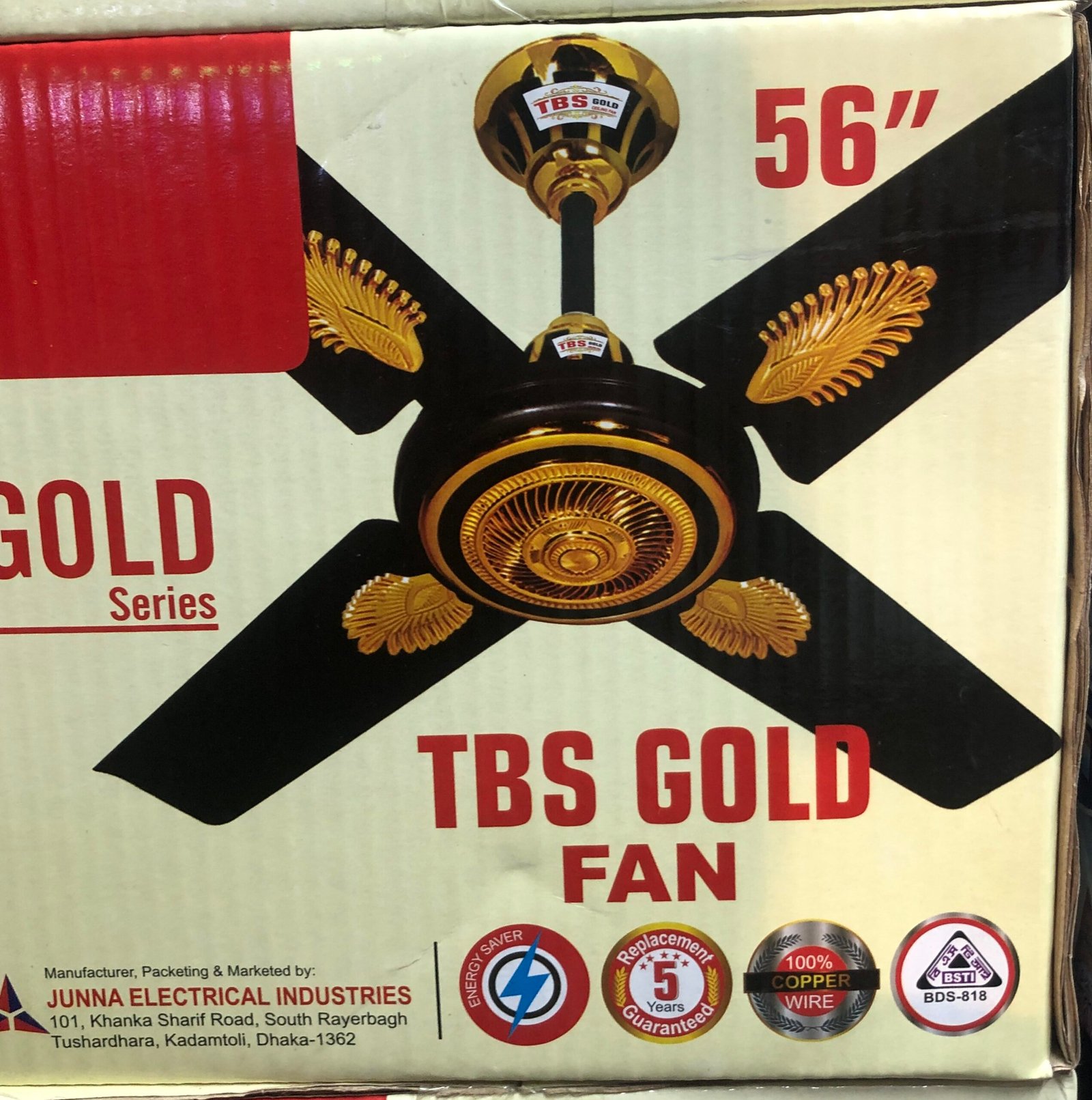 TBS CELLING FAN 56" inch - ConstructionMart