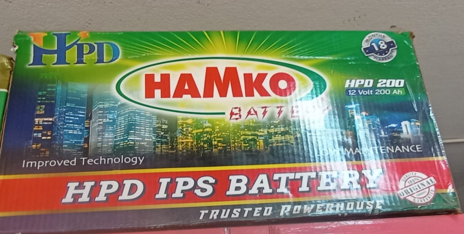 Hamko HPD 200Ah IPS battery - ConstructionMart