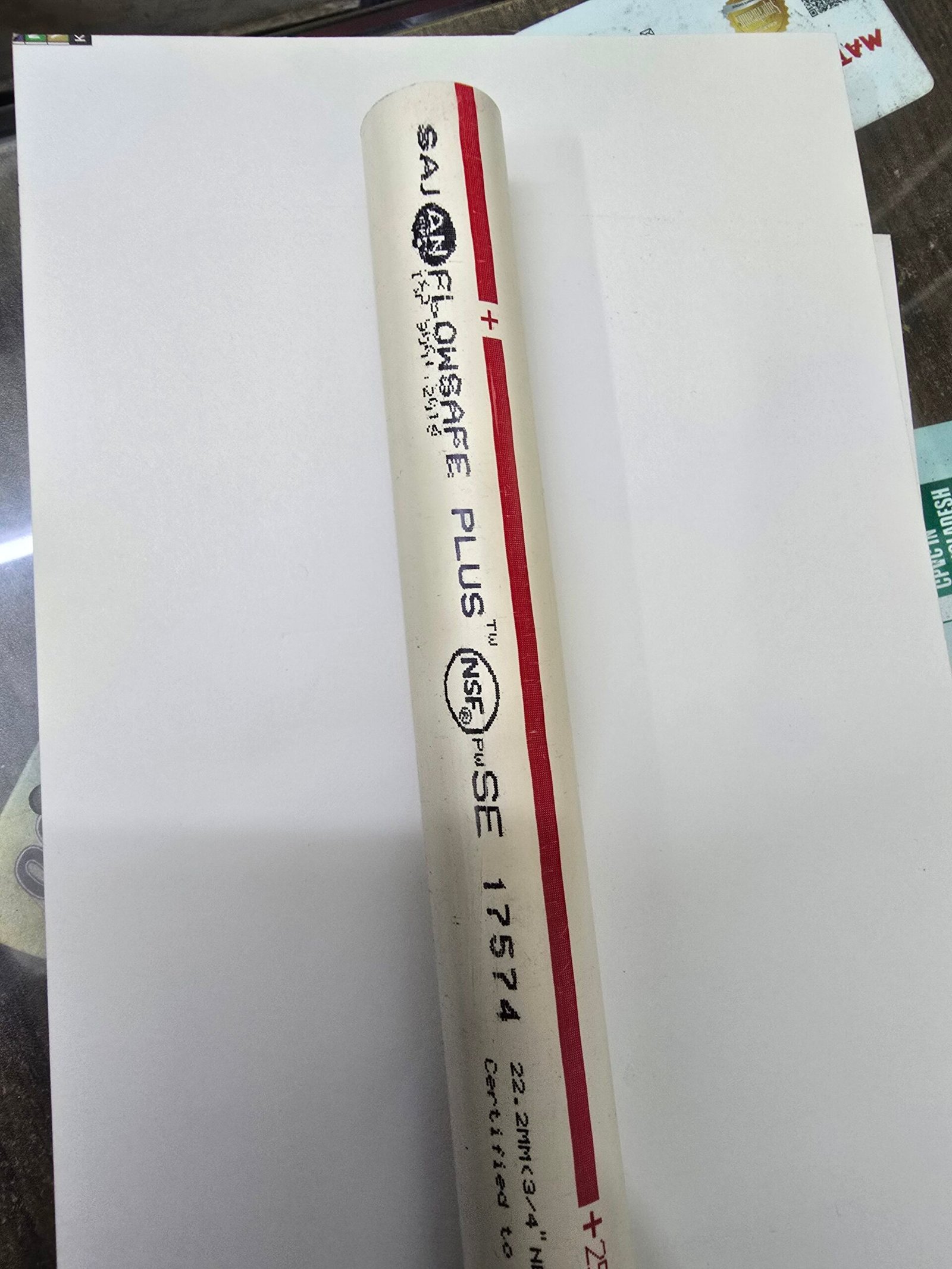 3/4 Inch SDR 13.4 CPVC Pipe- Sajan by Labib Trade International ...