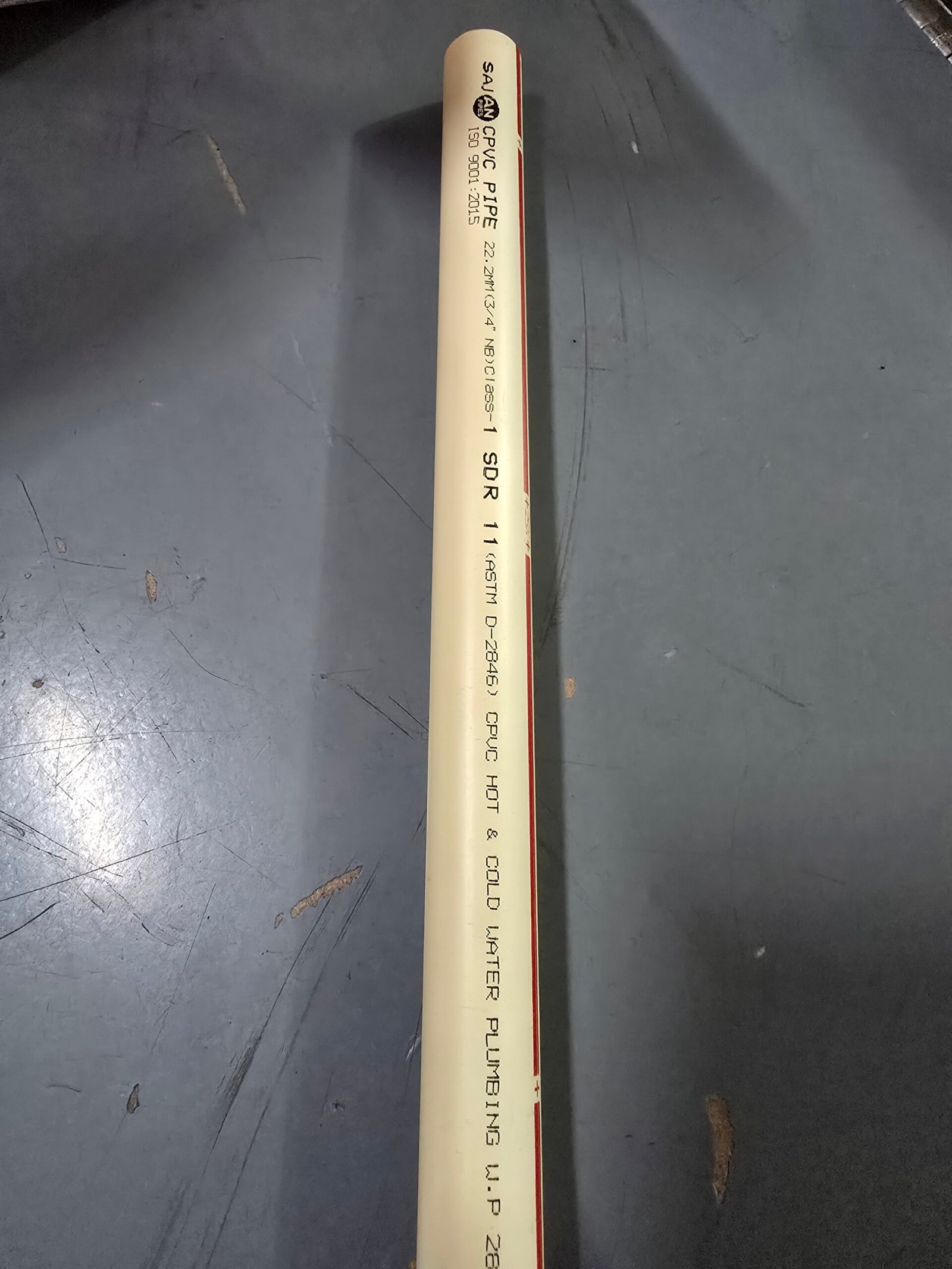 3/4 Inch SDR 11 CPVC Pipe-Sajan by Razdhani Sanitary - ConstructionMart
