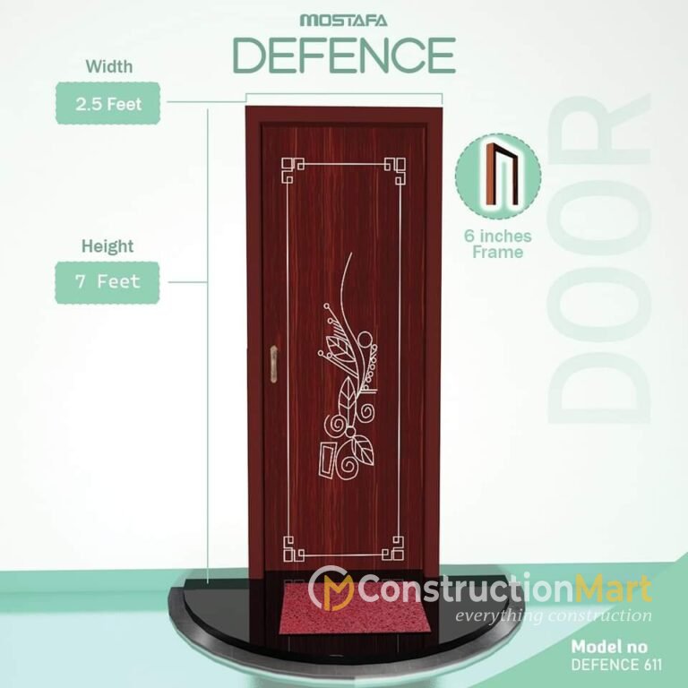 Mostofa Defence Upvc door - ConstructionMart