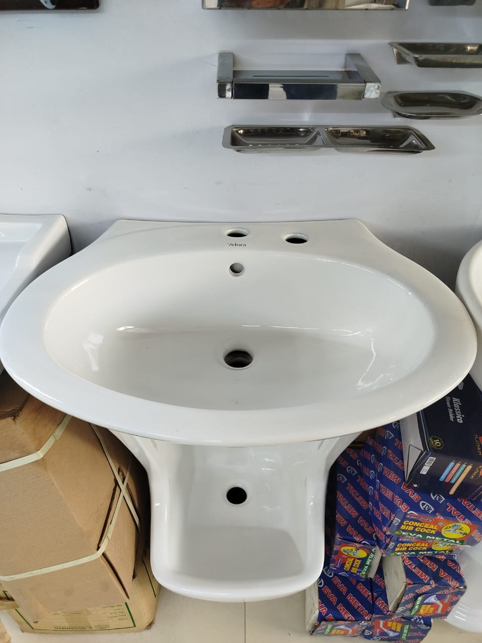 Velora Wudu Basin White - ConstructionMart