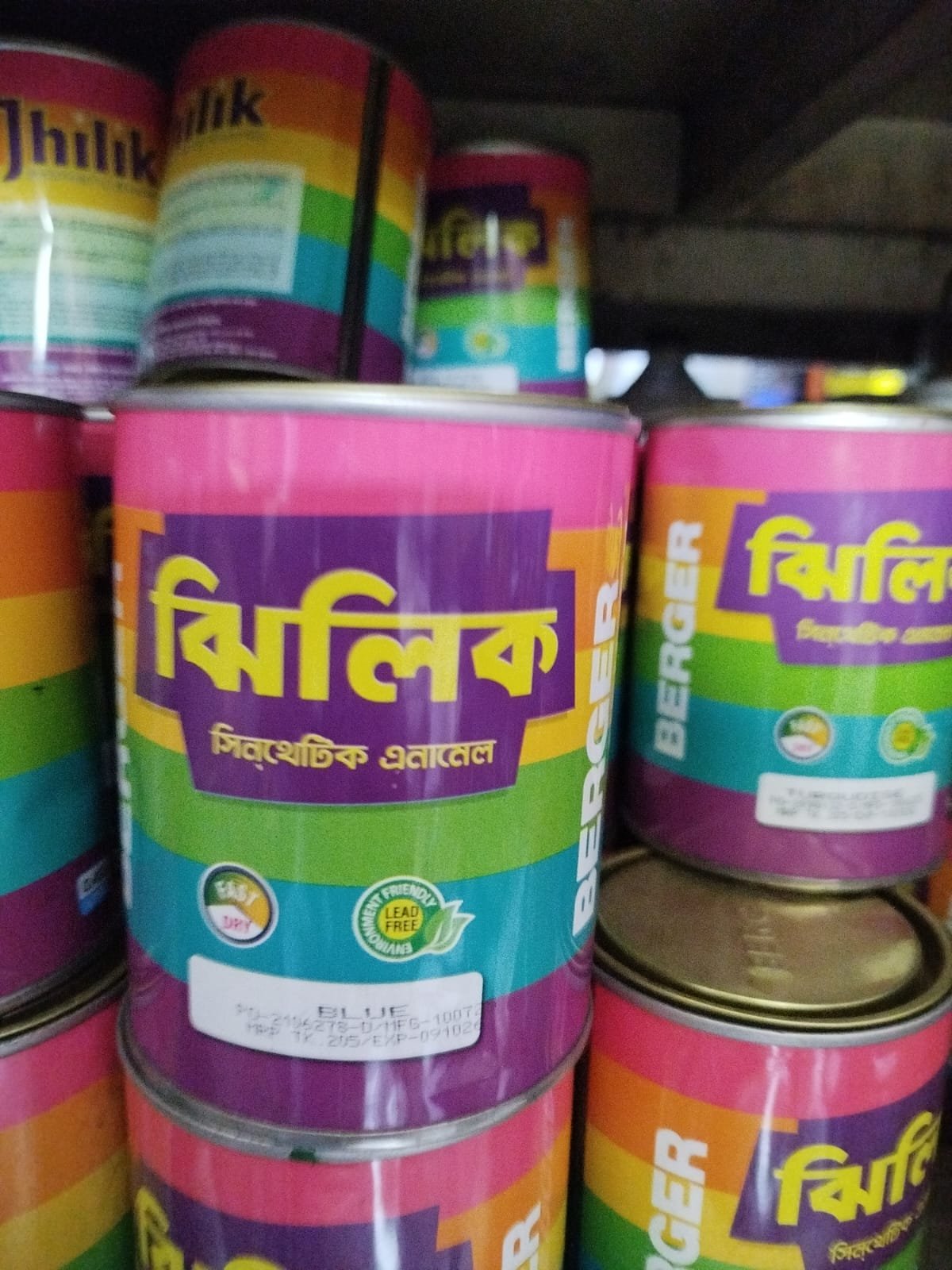 Berger Jhilik Synthetic Enamel - ConstructionMart